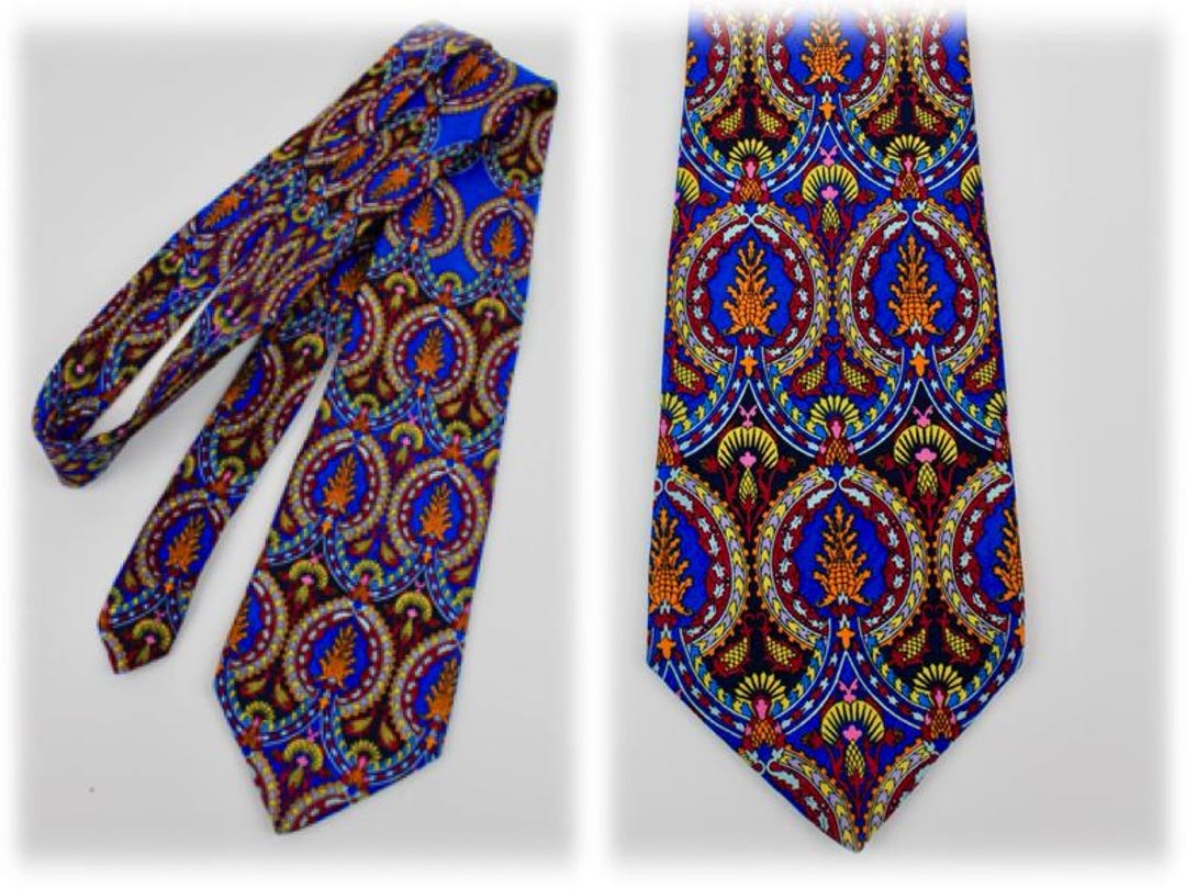 Vintage 1990s Necktie Silk Rush Limbaugh No Boundaries Collection Tie ...