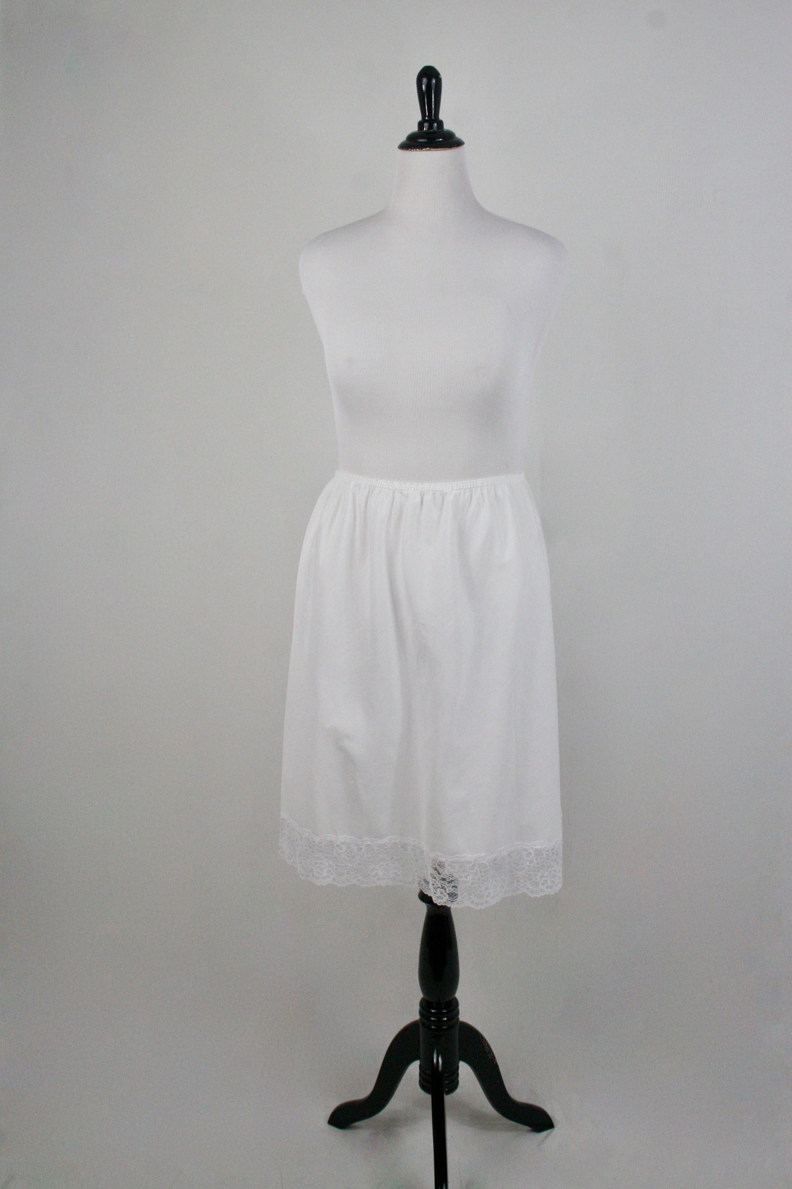 Vintage Slip Cotton Poly White Sears Half Slip X-large | Etsy