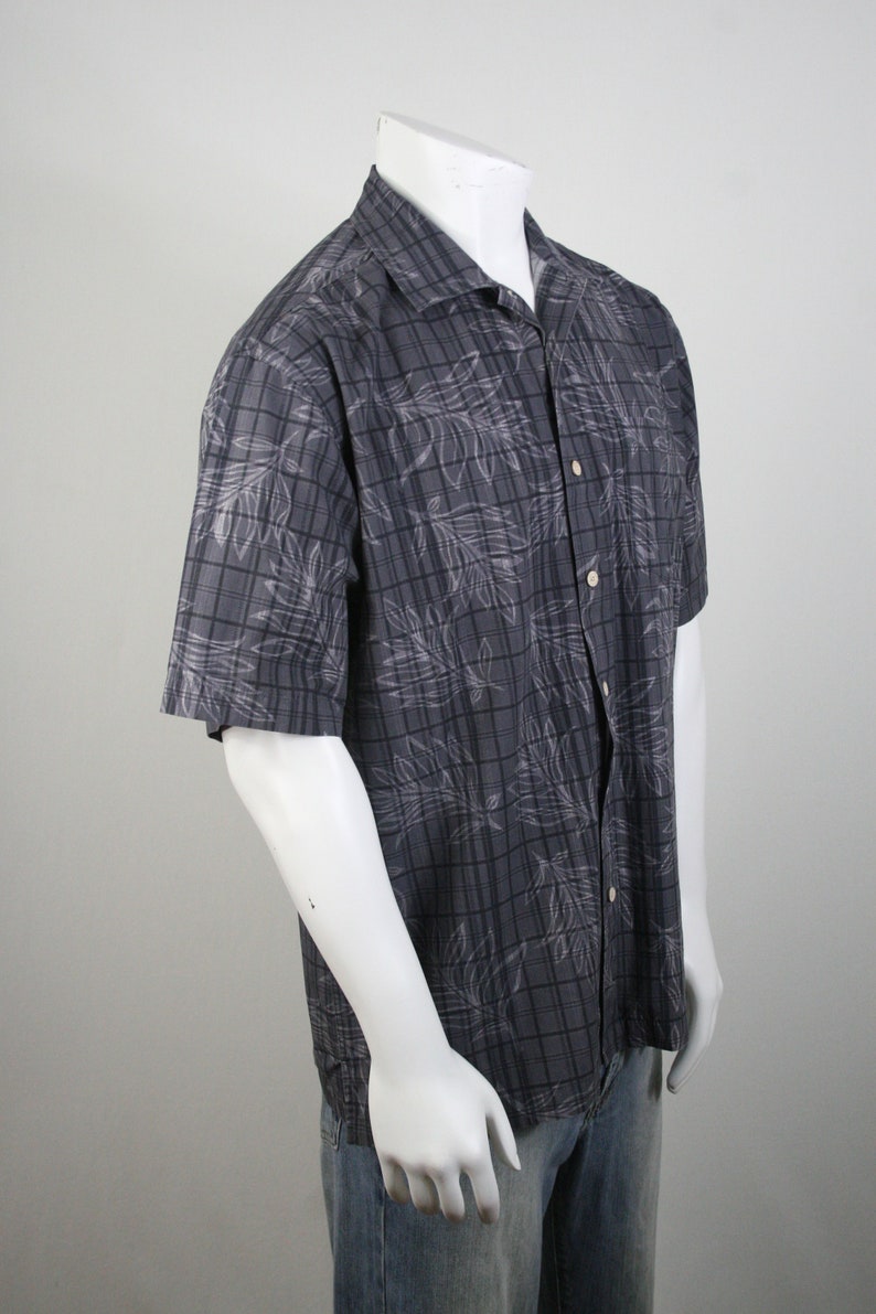 Vintage Aloha Shirt Cotton Batik Bay Shirt Large - Etsy