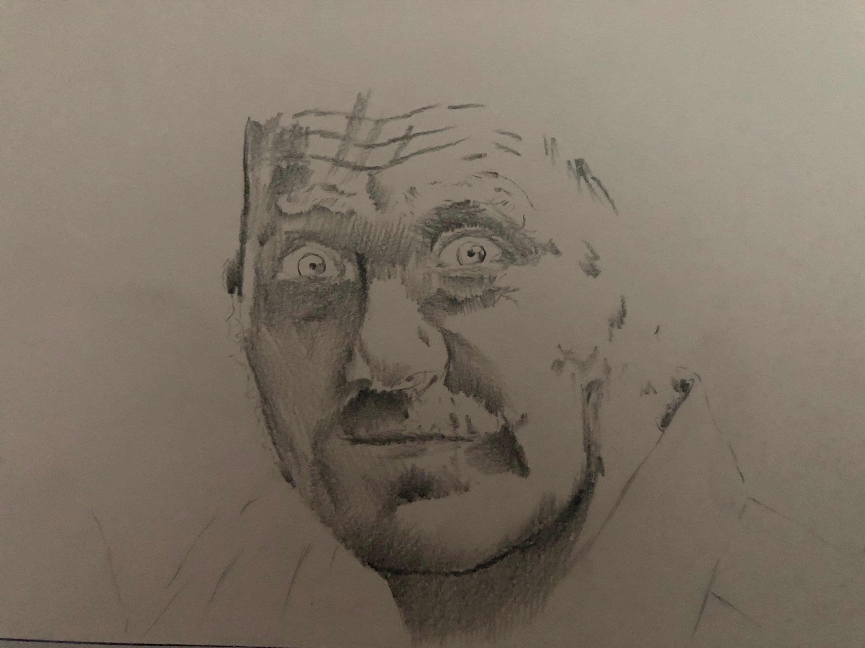 Quint Jaws Original Pencil Fan-art . A4 . Robert Shaw | Etsy