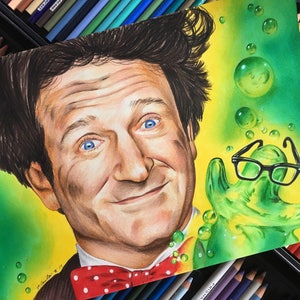 Flubber Robin Williams Original Drawing ,fan-art A4. - Etsy