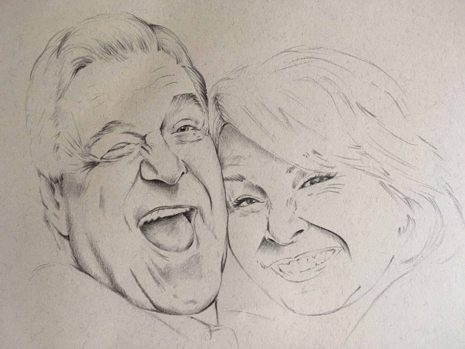Roseanne & Dan Original Drawing. Conner Fan-art . John Goodman | Etsy