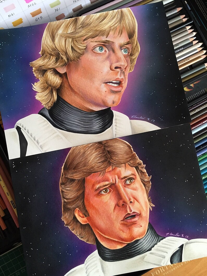 Han Solo Original Pencil Drawing fan-art A4. Star Wars a New - Etsy