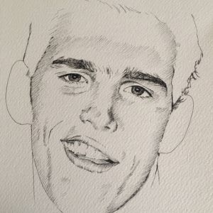 Matt Dillon Original Watercolour Painting / Pen Drawing .fan-art A4 - Etsy