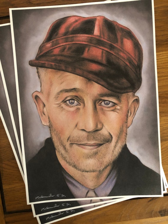 PRINT .. Ed Gein .. Fan-art A4 . Signed Print . - Etsy