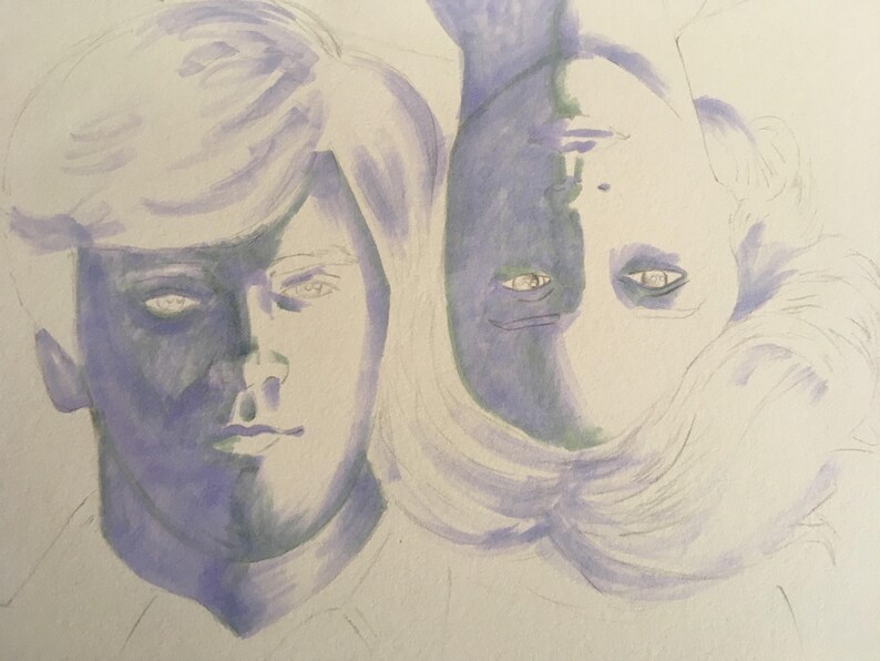 Bates Motel Original Drawing. Fan-art A4 Vera Farmiga Freddie - Etsy UK