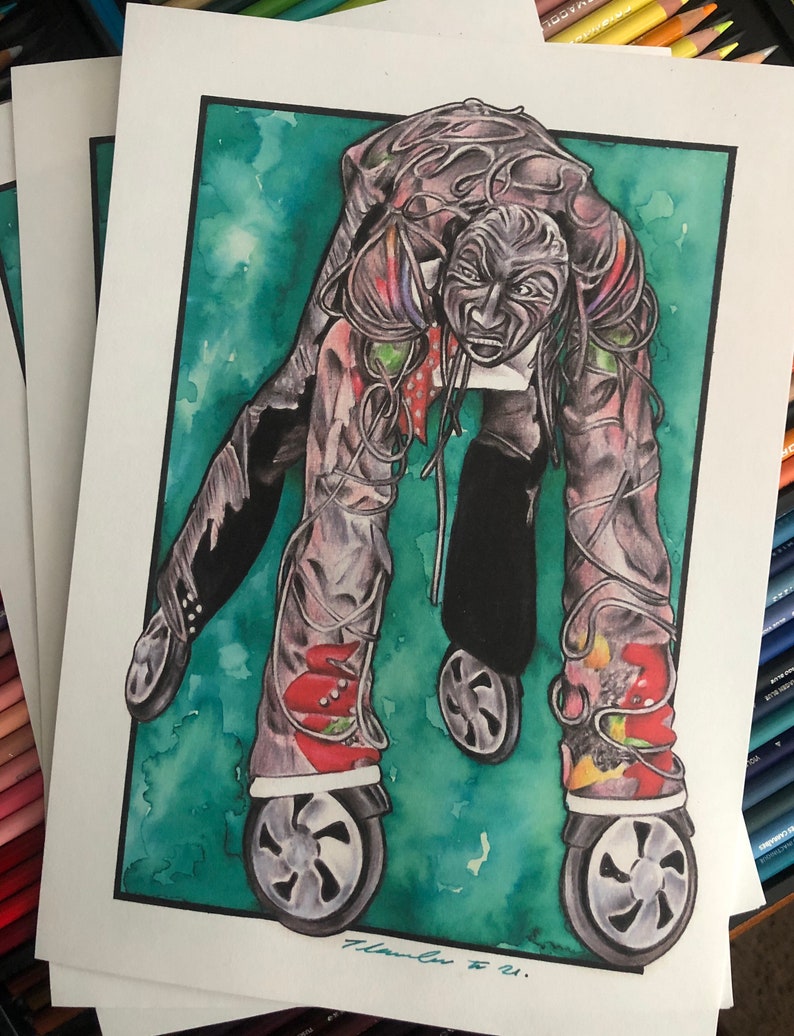 PRINT.... Beware the Wheelers .. Return to Oz ... Original A4 Fan-art ...