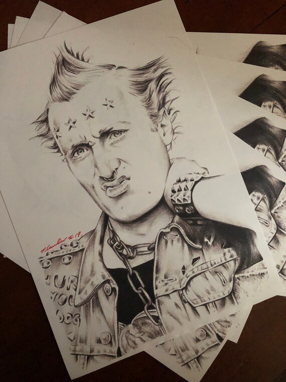 PRINT .. Vyvyan .. the Young Ones. .fan-art A4. Ade Edmondson | Etsy UK