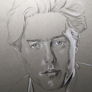 Hugh Grant Original Pencil Drawing .A4 Fan-art. - Etsy