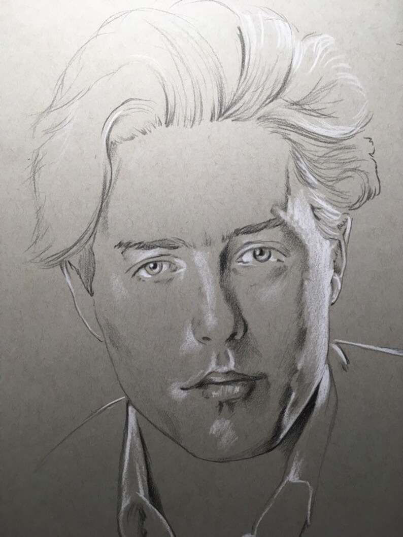 Hugh Grant Original Pencil Drawing .A4 Fan-art. - Etsy