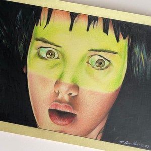 Lydia Deetz Original Pencil Drawing Fan-art A4. Beetlejuice Winona ...