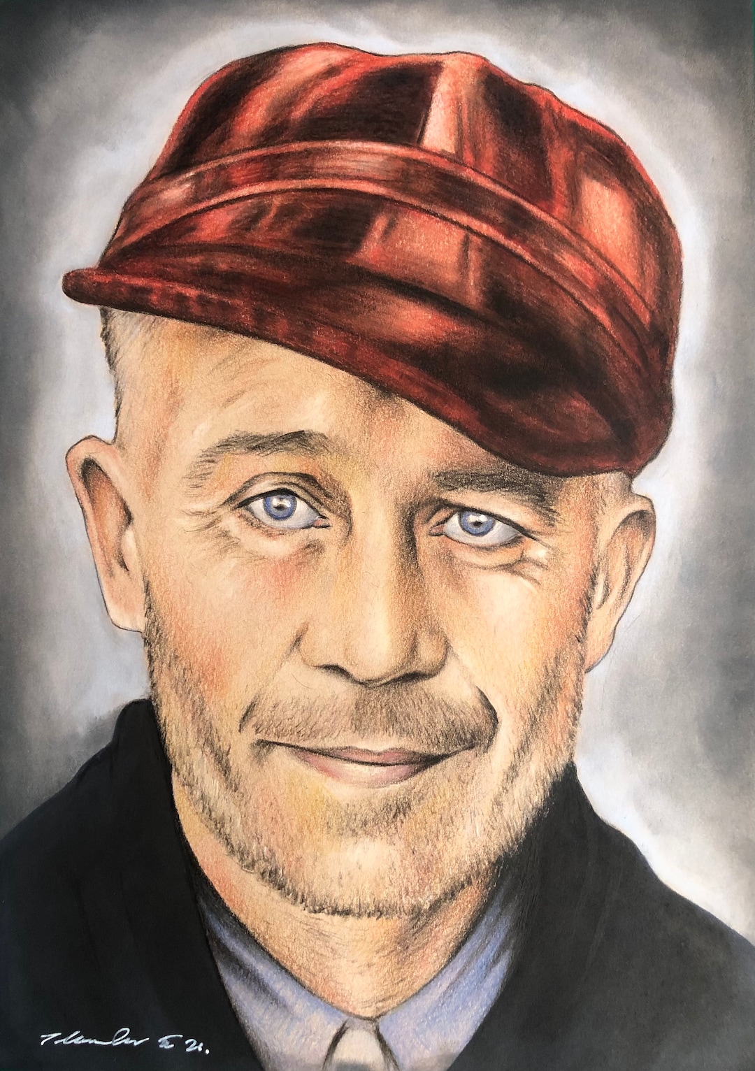 Ed Gein Original Pencil Drawing . Fan-art A4 - Etsy Canada