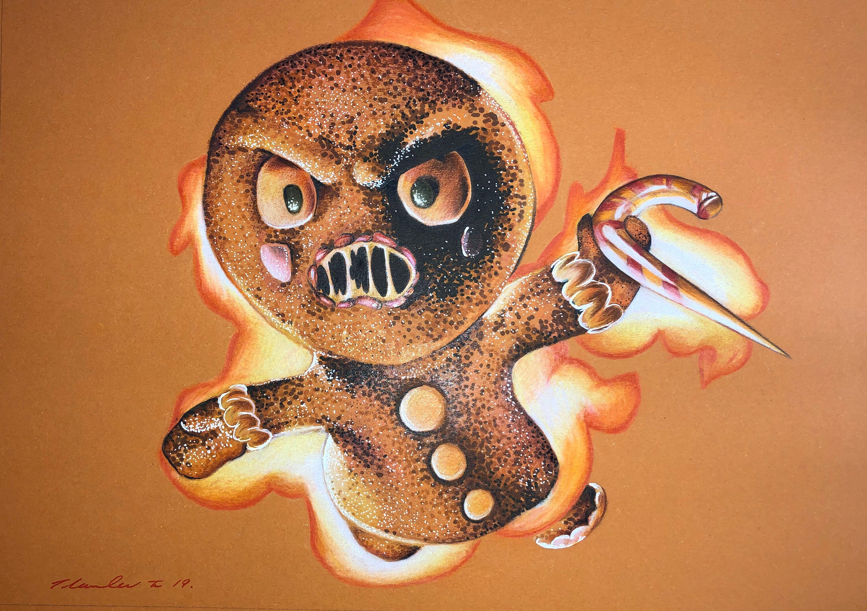 Krampus Gingerbread Man
