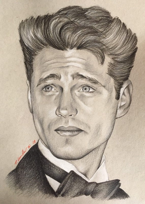Jason Priestley Original Pencil Drawing. A4 Fan-art. Beverly | Etsy