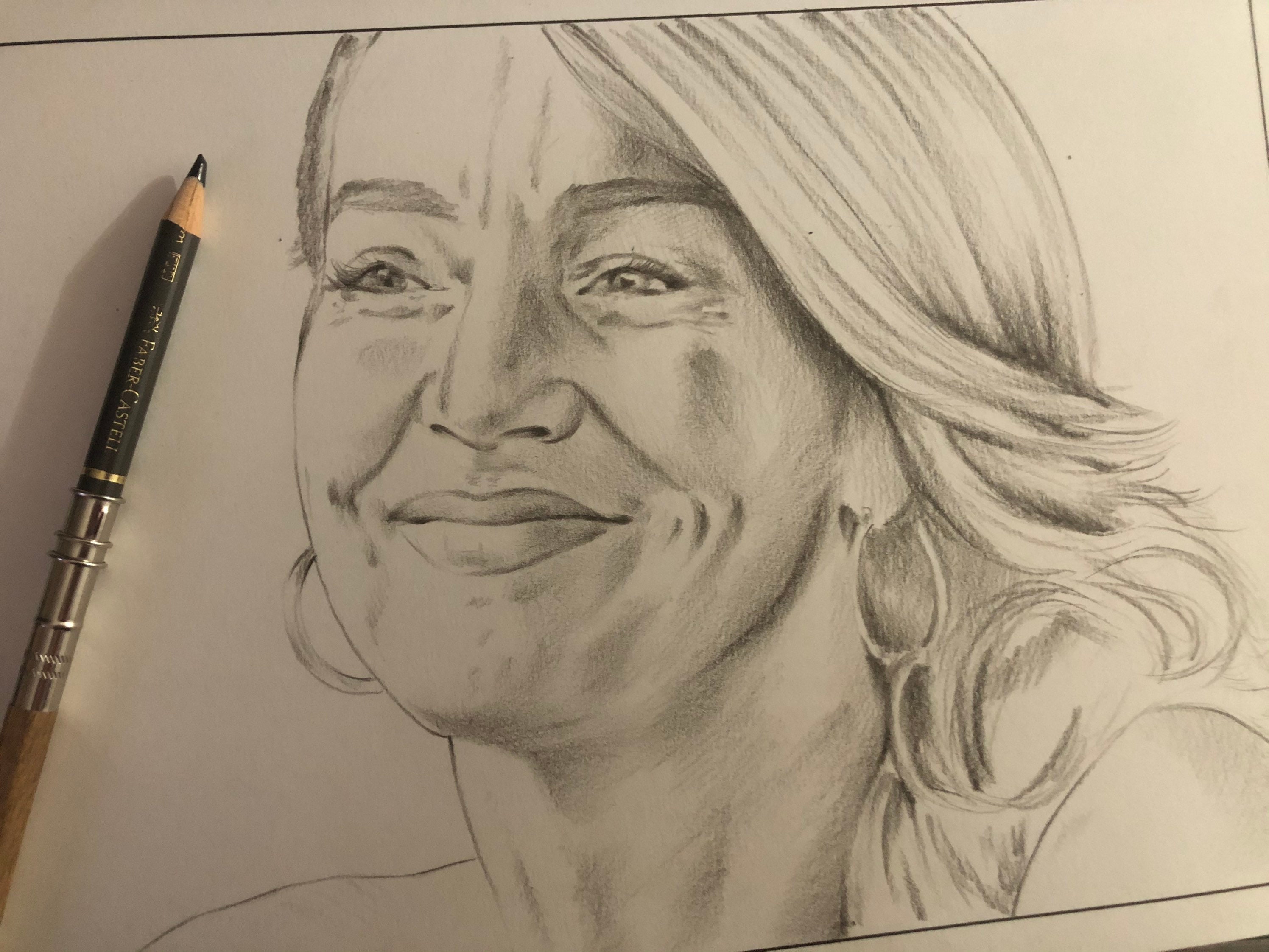 Losing Alice Original Drawing . Fan-art . A4 Ayelet Zurer | Etsy