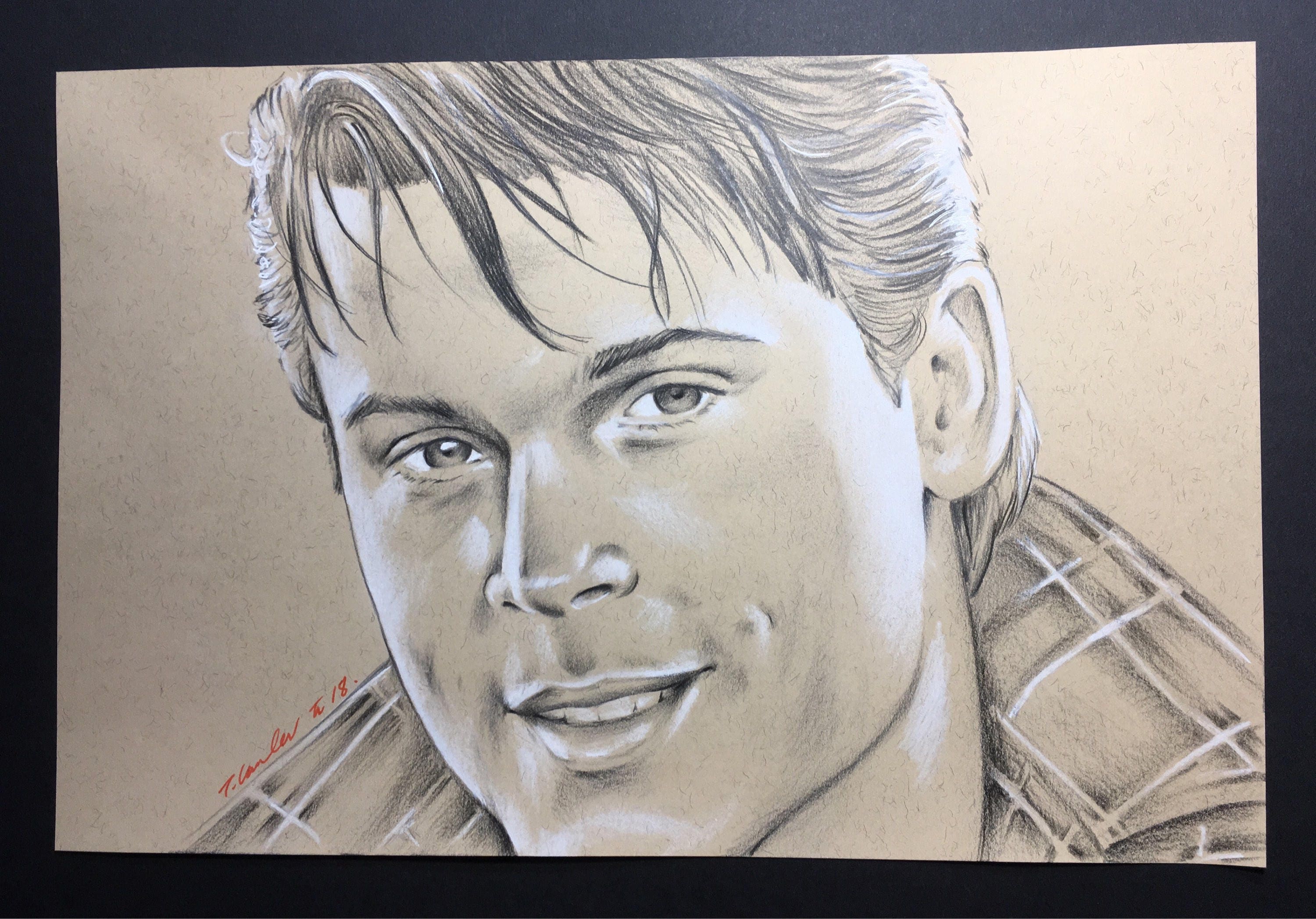 Bob From The Outsiders Drawing
