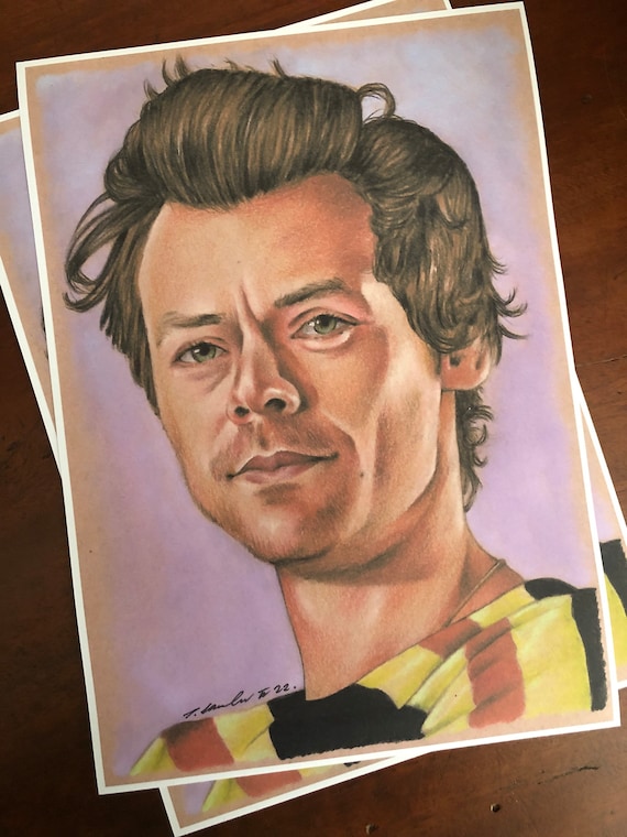 PRINT.... Harry Styles ... Original Fan-art .. . Signed Print | Etsy