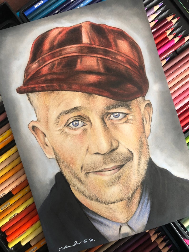 Ed Gein Original Pencil Drawing . Fan-art A4 - Etsy