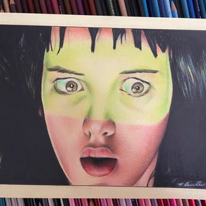 Lydia Deetz Original Pencil Drawing Fan-art A4. Beetlejuice Winona ...