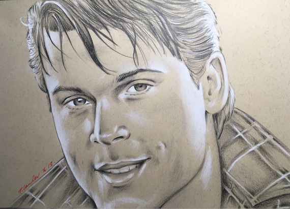 Sodapop Curtis Original Drawing. Fan-art . the Outsiders . Rob - Etsy