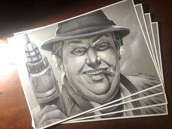 PRINT.... John Candy ... Original Fan-art .. Signed Print. | Etsy