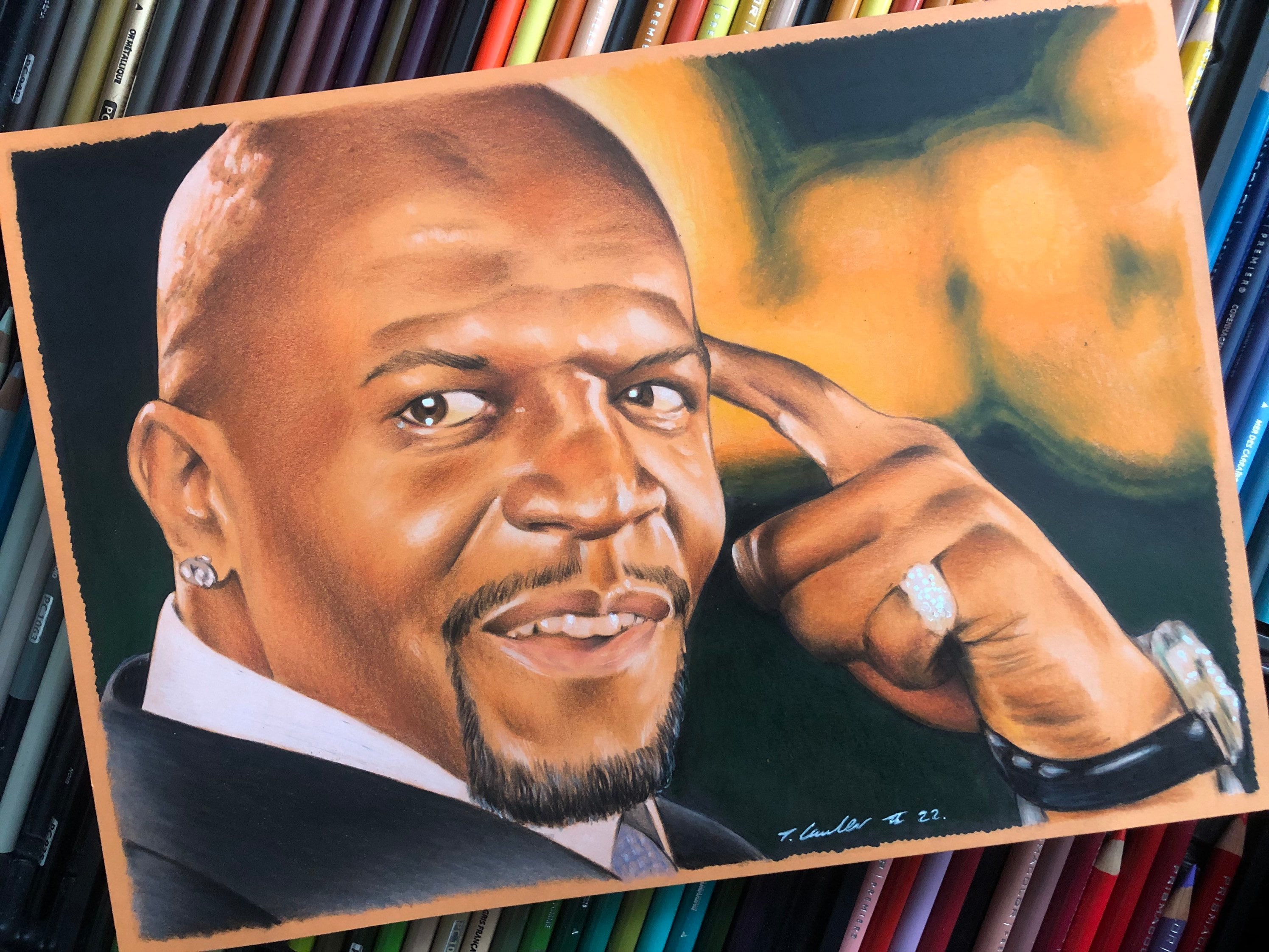 Terry Crews White Chicks Painting