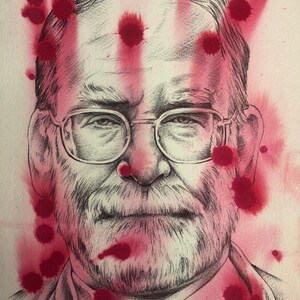Dr Harold Shipman Original Pen / Ink Drawing . Original ART Uk A4 Size ...