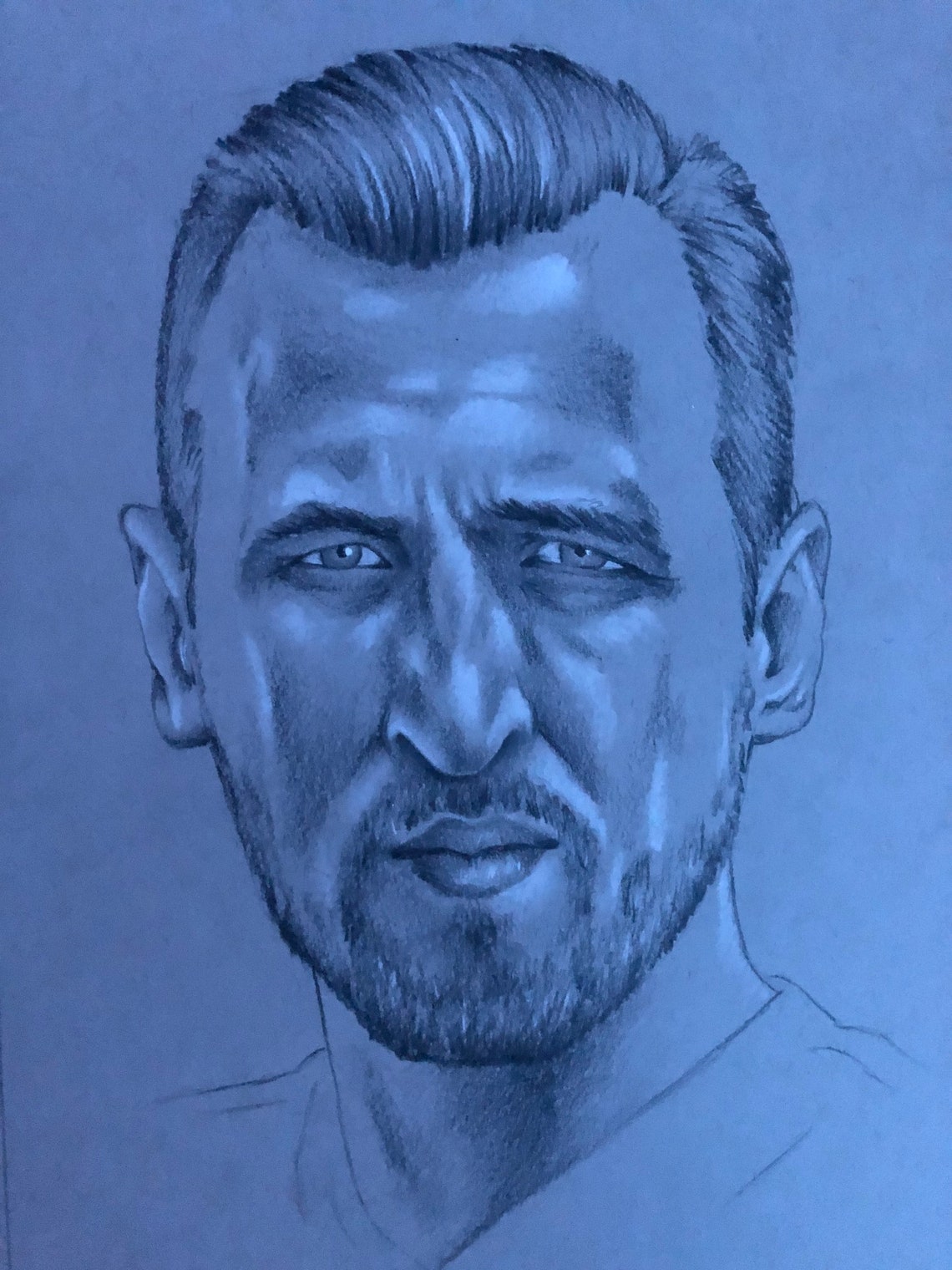 Harry Kane original pencil drawing. A4 fan-art. England | Etsy