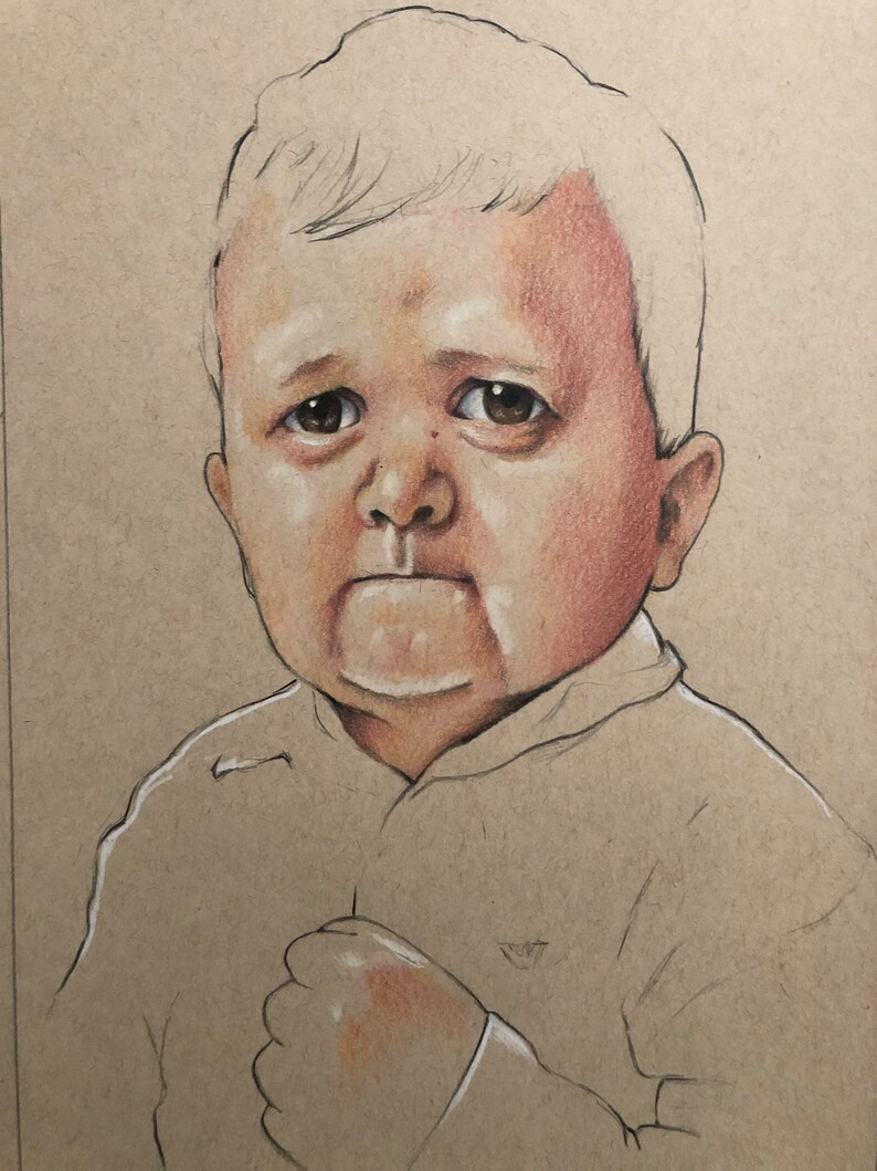 Hasbulla Magomedov Original Pencil / Pastel Drawing .fan-art A4. - Etsy