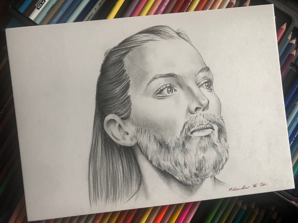 Villanelle Killing Eve Original Pencil Drawing Fan-art A4. Jodie Comer ...