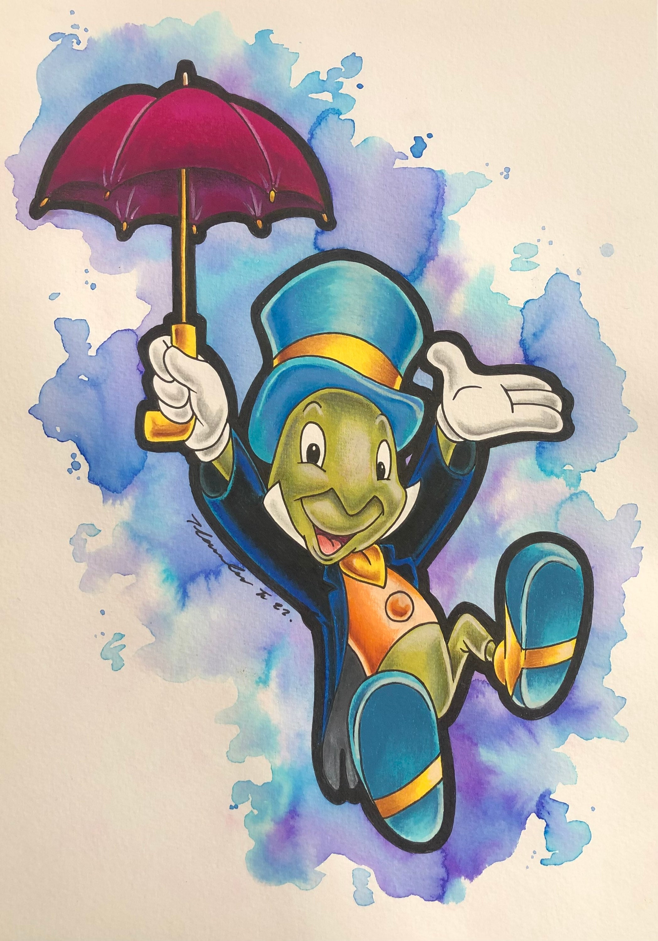 Jiminy Cricket Sketch