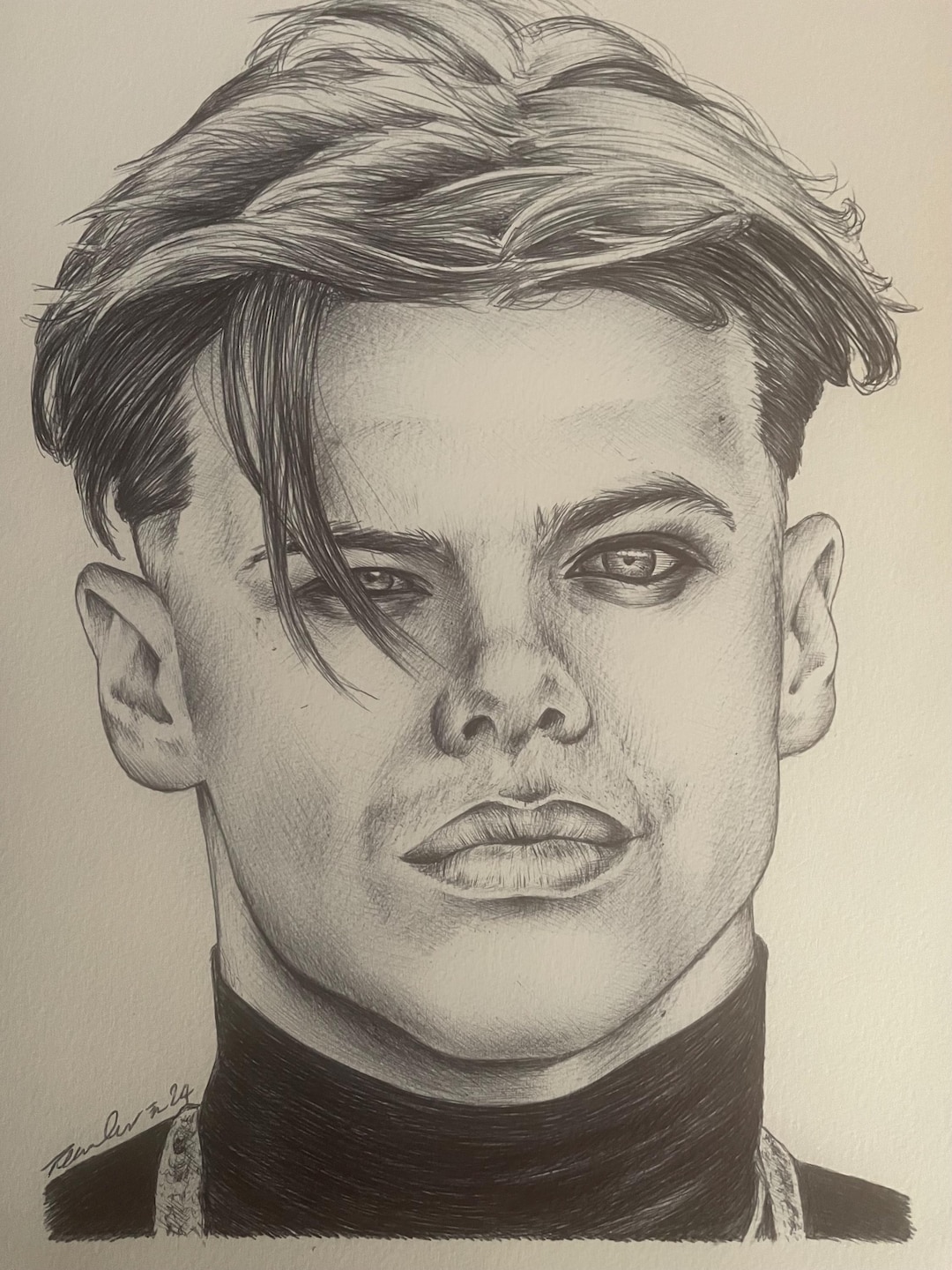 Yungblud Original Pen Drawing Fan-art Signed . Uk A4 Size . - Etsy