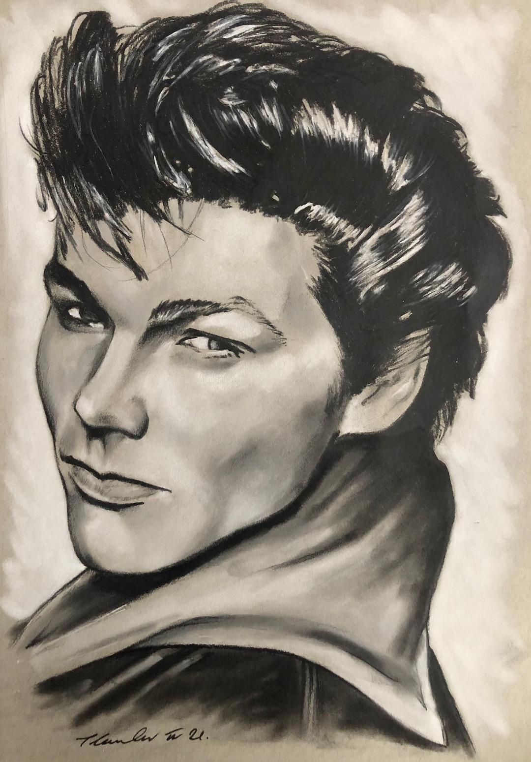 Morten Harket A-ha Original Drawing . Fan-art A4. - Etsy UK