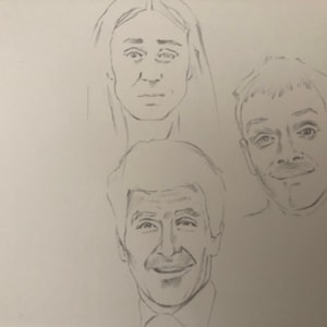 The Young Ones Original Pencil Drawing .fan-art A4. Vyvyan Rik Mike ...