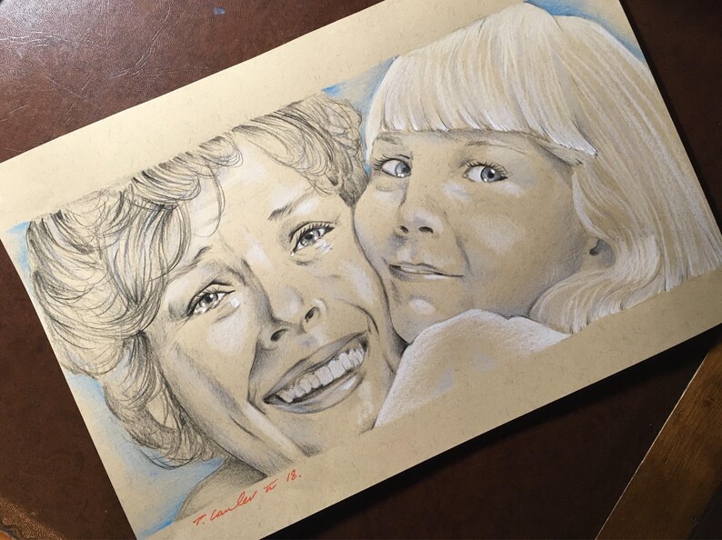 Poltergeist original pencil drawing . Fan-art . Carol Anne & | Etsy