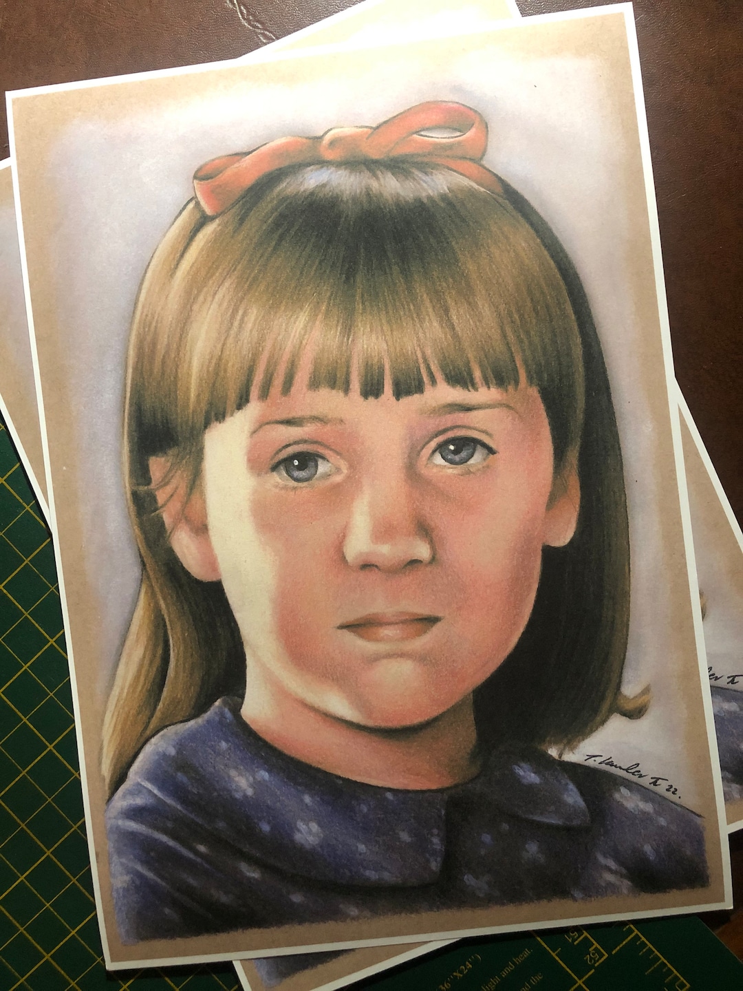 PRINT.... Matilda ... Original Fan-art .. . Signed Print . ( 1996 Mara ...