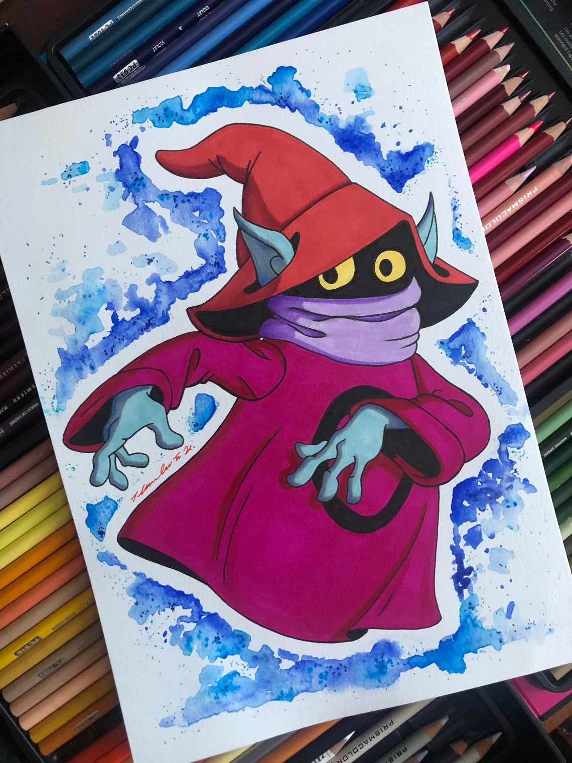 Orko He-man Watercolour Painting / Drawing. Original Fan-art - Etsy UK