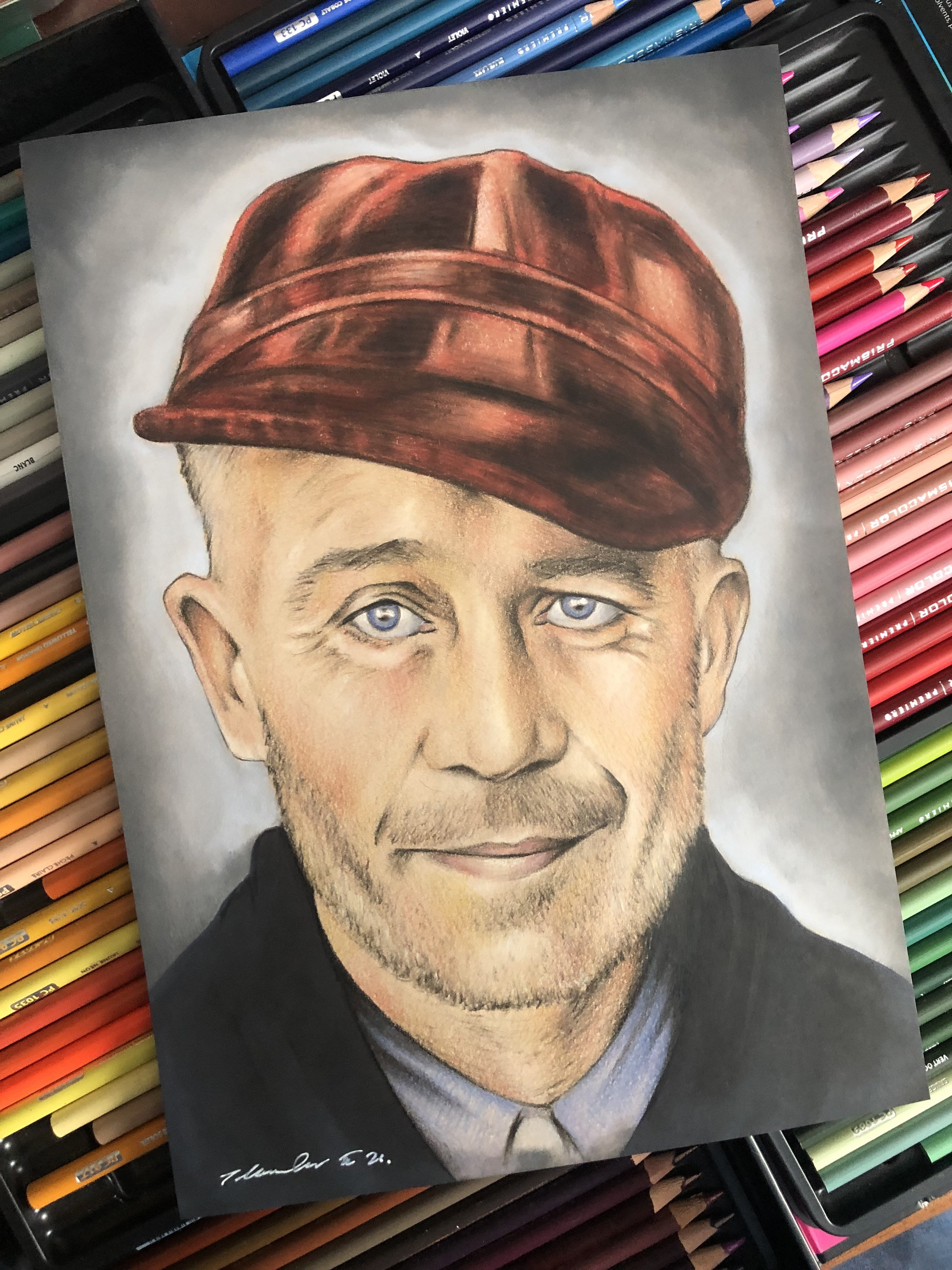 Ed Gein Original Pencil Drawing . Fan-art A4 | Etsy