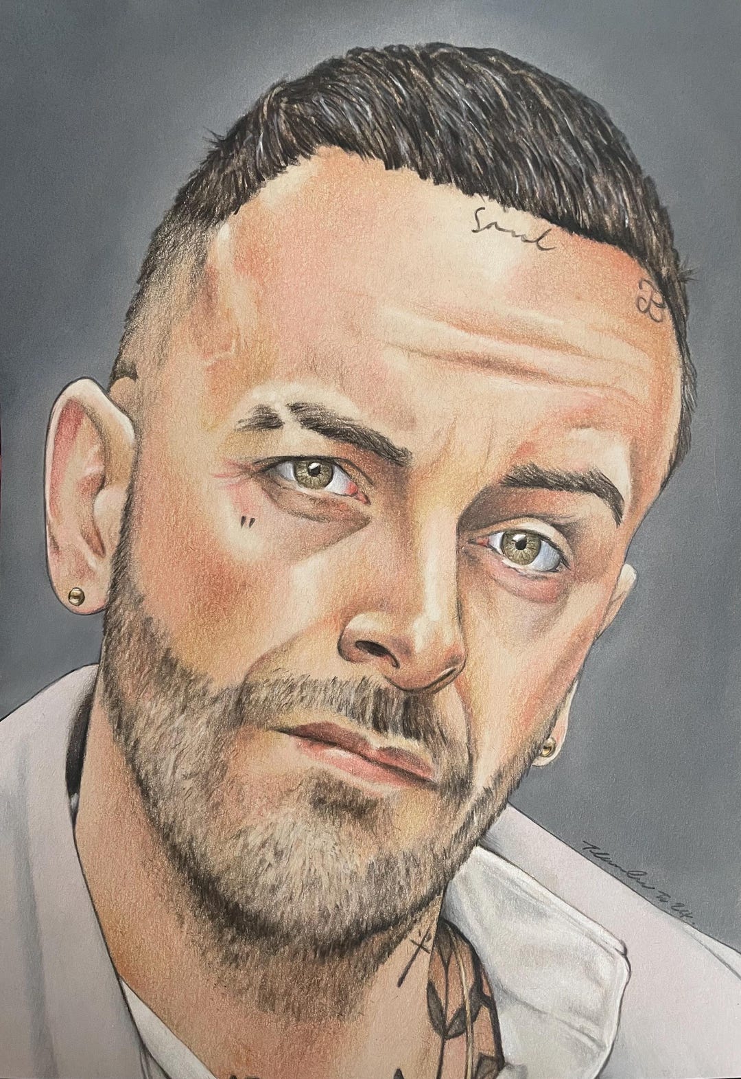 Brassic VINNIE Original Pencil Drawing Fan-art . Uk A4 Size . Joseph ...