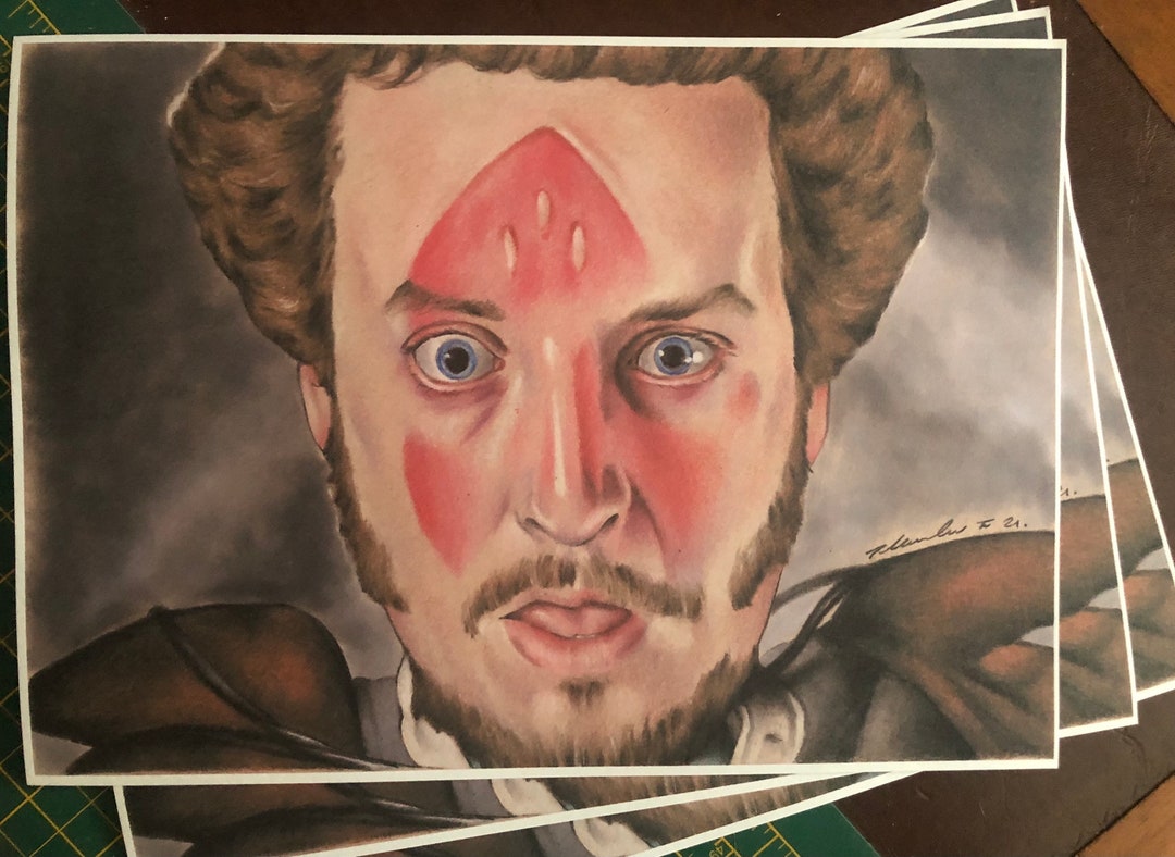 PRINT.... Marv Home Alone ... Original Fan-art .. Signed Print. - Etsy