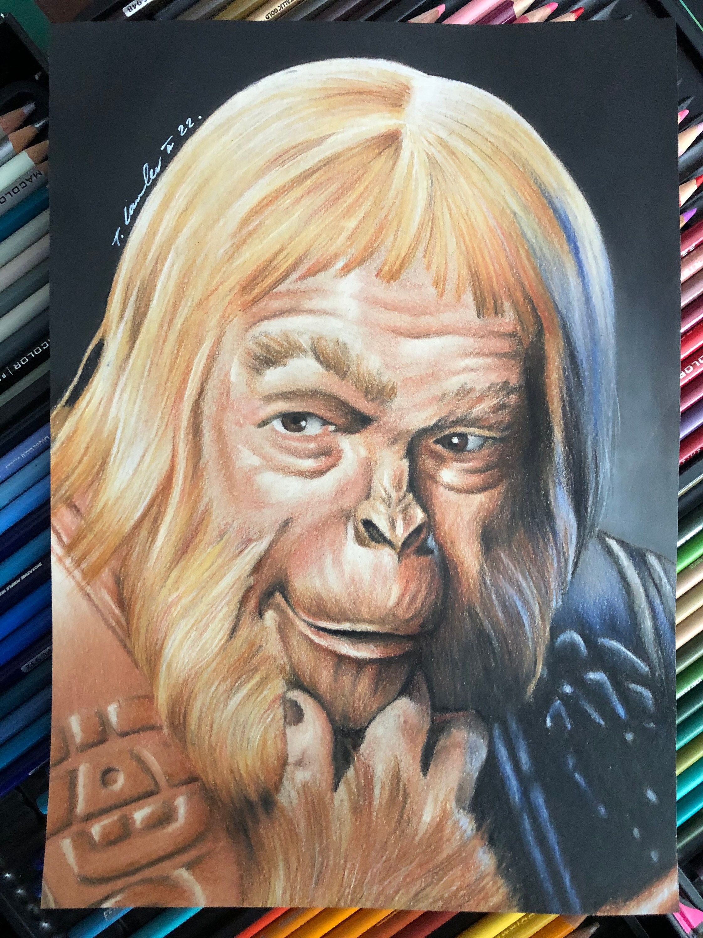 Planet Pencil Drawing