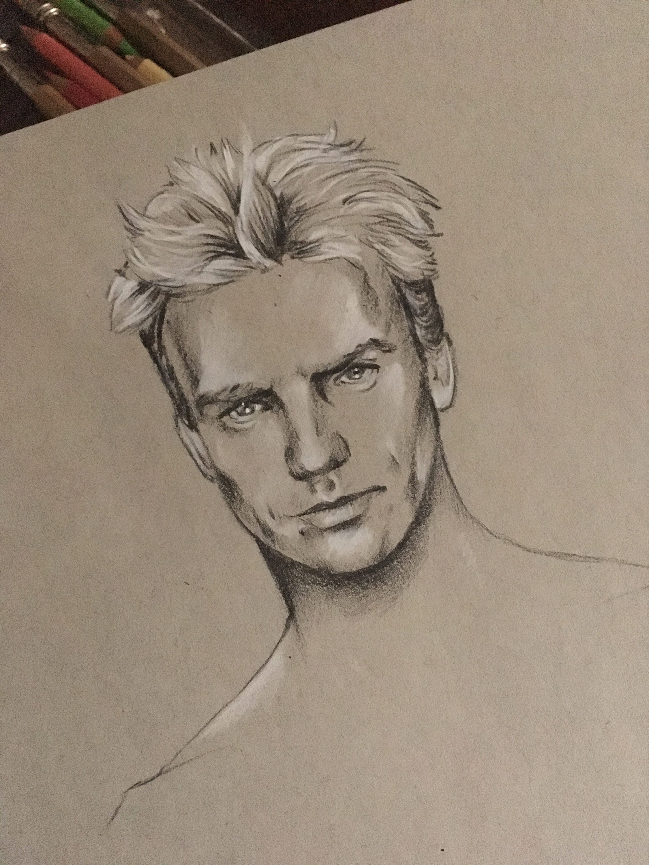 Sting Original Pencil Drawing .fan-art A4 the Police - Etsy