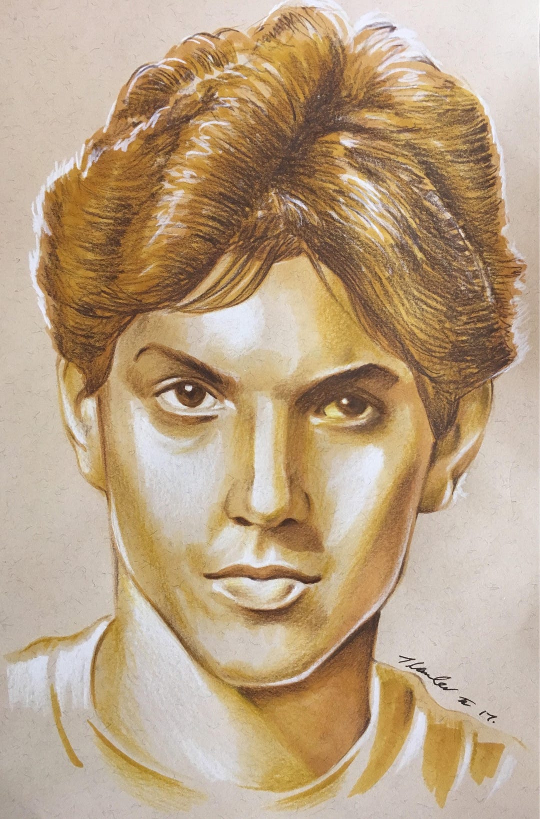 Ralph Macchio Original Drawing. Fan-art . Danny Karate Kid , the ...