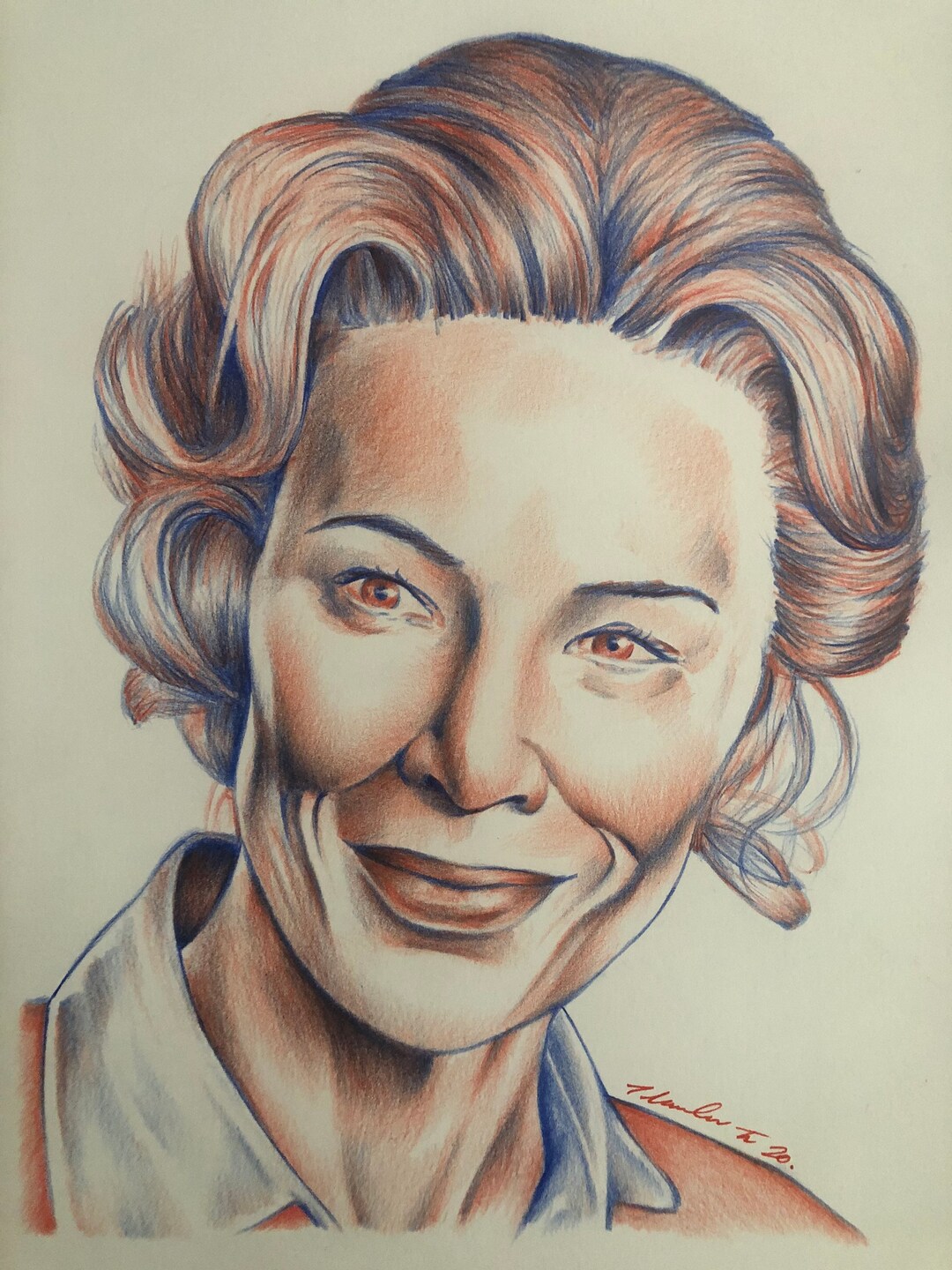 Cate Blanchett Original Pencil Drawing Fan-art A4. Mrs America Phyllis ...