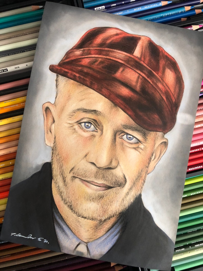 Ed Gein Original Pencil Drawing . Fan-art A4 - Etsy
