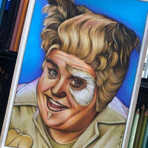 John Candy Barf Original Pencil Drawing .fan-art A4 . Spaceballs - Etsy