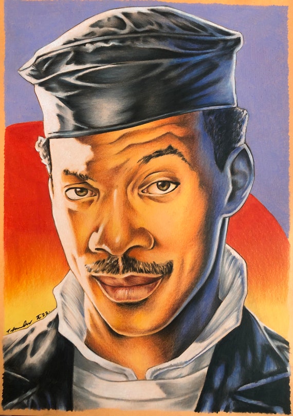 Eddie Murphy Original Pencil Drawing . A4 Fan-art . the Golden - Etsy UK