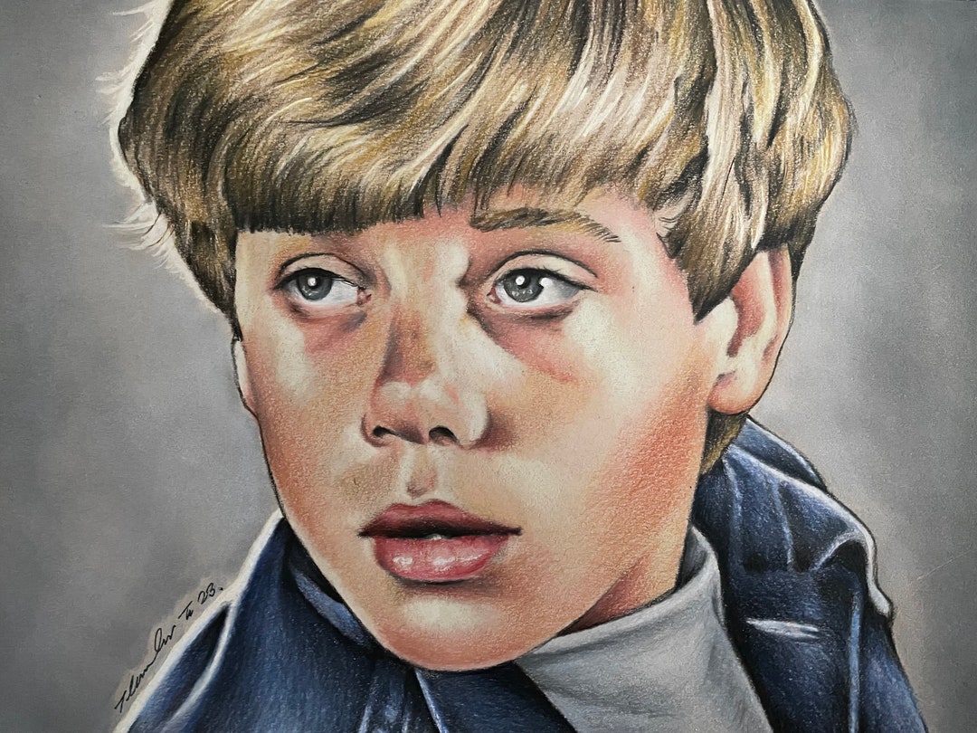 Mikey the Goonies Original Pencil Drawing Fan-art A4. 2023 Sean Astin ...