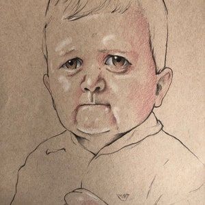 Hasbulla Magomedov Original Pencil / Pastel Drawing .fan-art A4. - Etsy ...