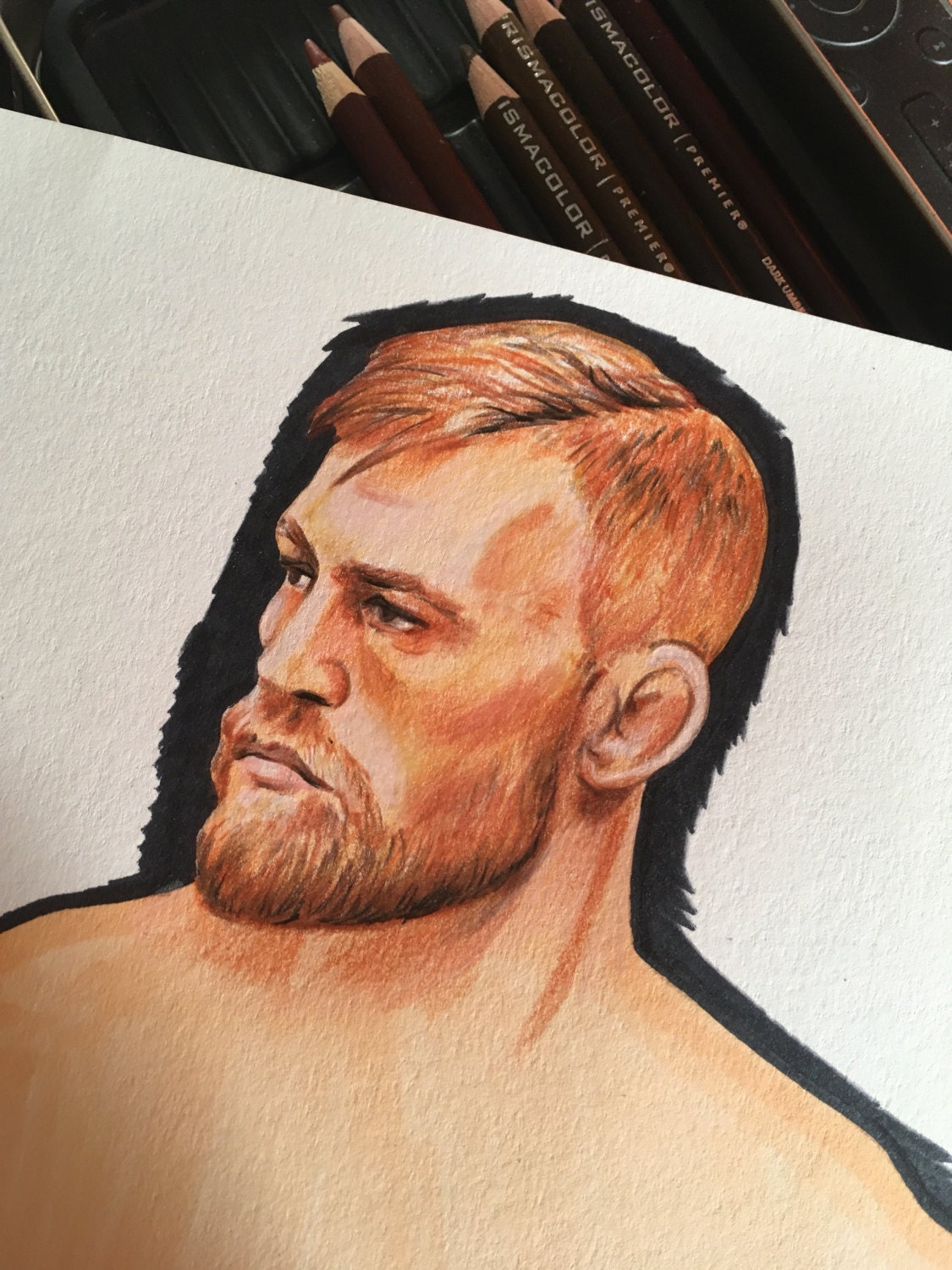 UFC Conor McGregor original pencil drawing fan-art A4 | Etsy UFC Conor McGregor original pencil drawing fan-art A4 | Etsy